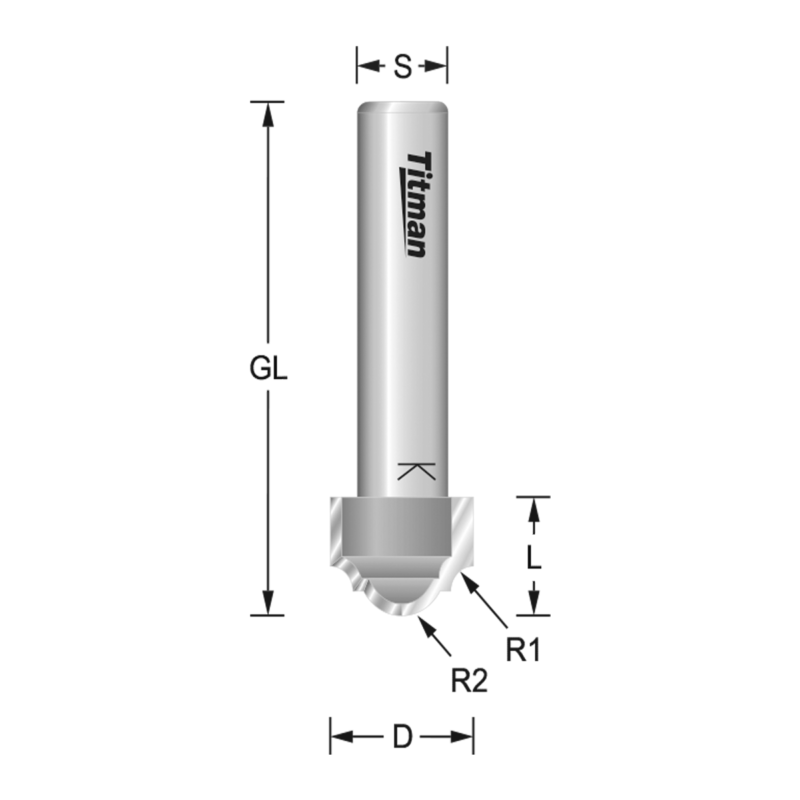 Radius Cove TCT - Titman Tools
