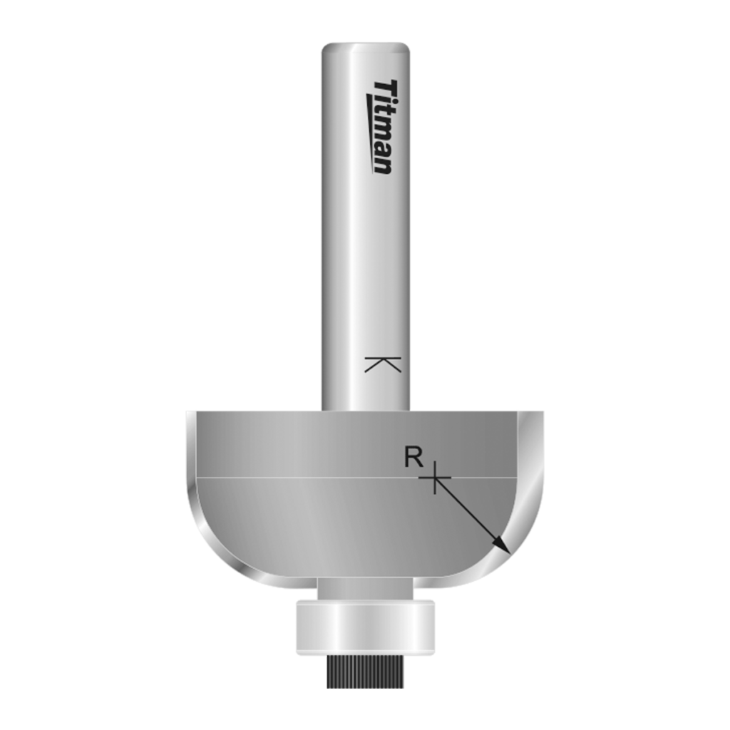 V Grooving Radiused TCT - Titman Tools