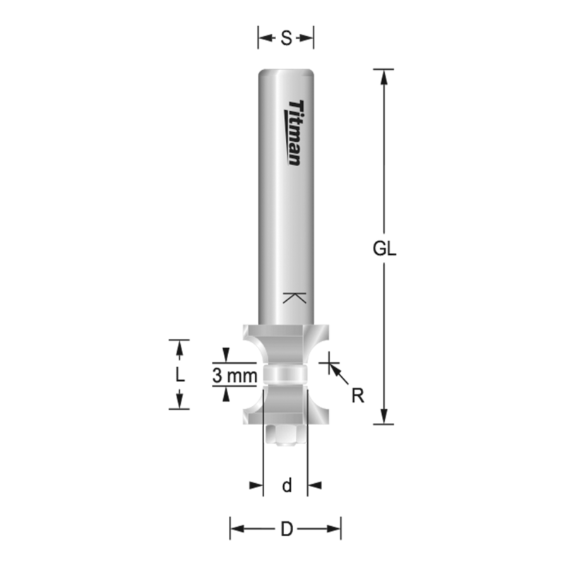 Radius Cove TCT - Titman Tools