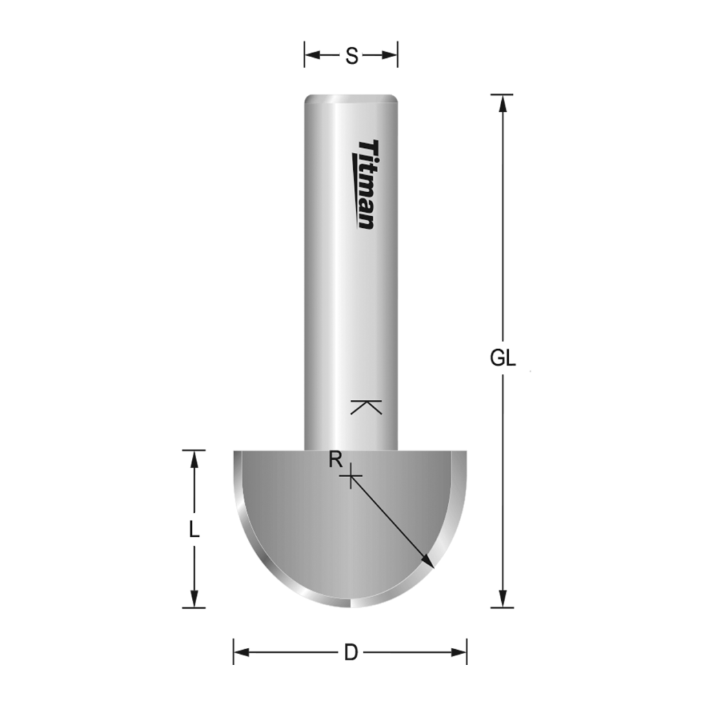 Radius Cove TCT - Titman Tools