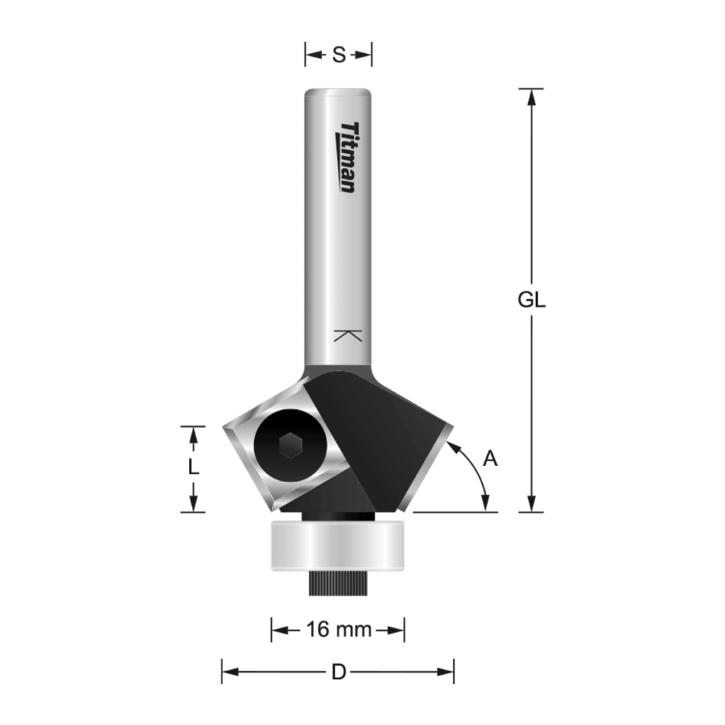 V Groover and Tracery Replacement TC Tip - Titman Tools